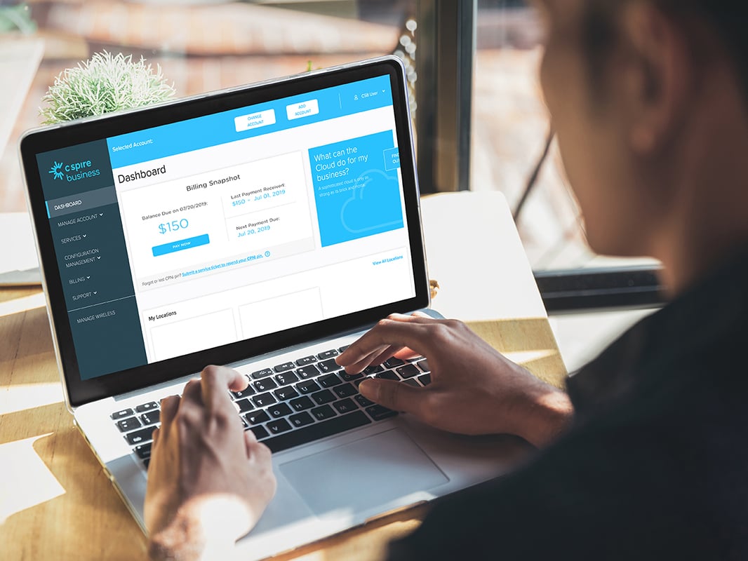 Manage your account with the My C Spire Business customer portal